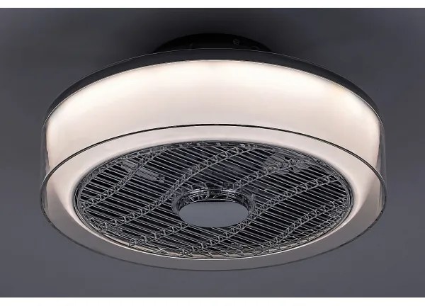 Rabalux - LED Stmívatelné stropní svítidlo s ventilátorem LED/30W/230V + DO