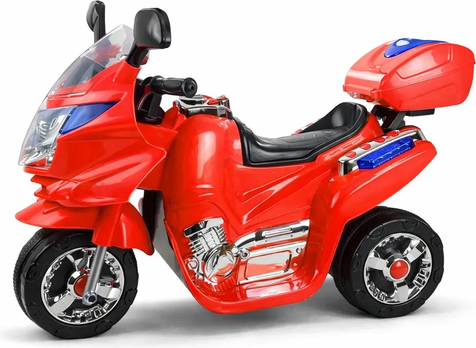 LEAN CARS Elektrická motorka pro děti HC8051 červená