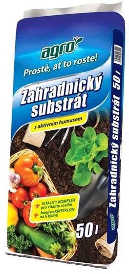 Zahradnický substrát AGRO 50l