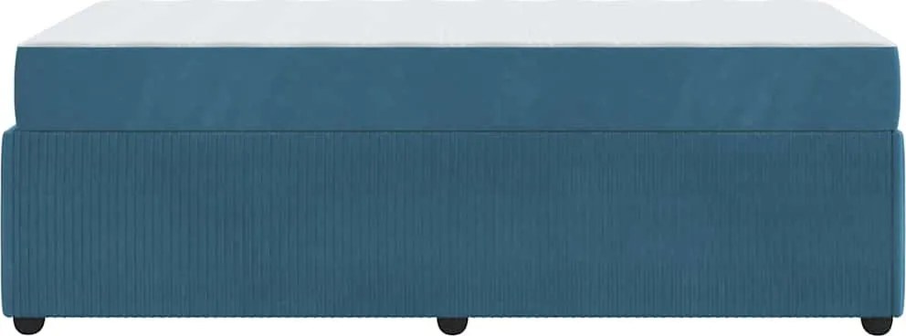 Rám postele Modrá 90 x 200 cm textil 3398351