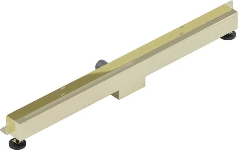 Mexen Flat Wall nástěnný liniový odtok 2v1 90 cm, zlatý - 1530090
