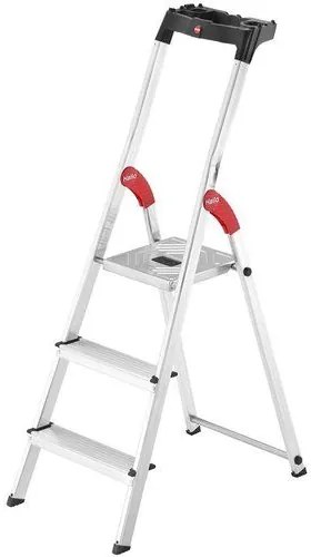 Hliníkové schůdky Hailo L60 2+1 příčka, nosnost 150 kg, 8160-307