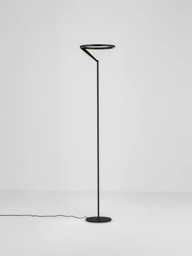 Matně černá hliníková LED stmívatelná stojací lampa (výška 168 cm) Tilia – Nova Luce
