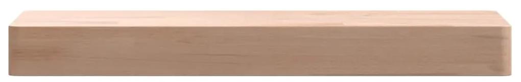 Nástěnná police 40 x 20 x 4 cm masivní bukové dřevo - Default Title