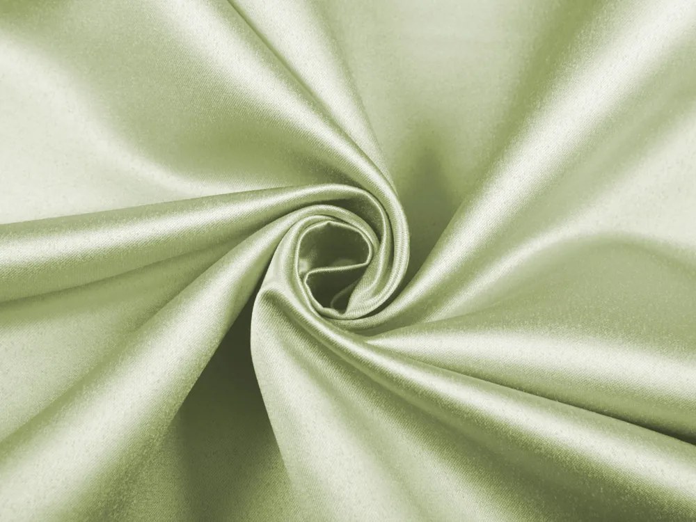 Biante Saténový běhoun na stůl polyesterový Satén LUX-025 Olivově zelený 20x180 cm
