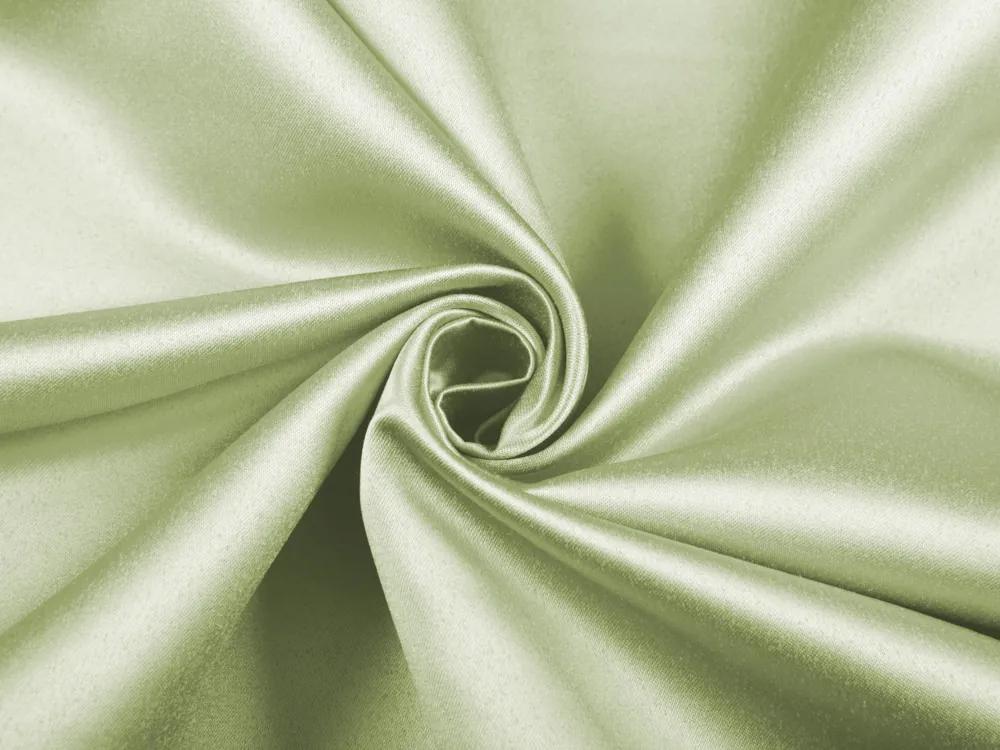 Biante Saténový čtvercový ubrus polyesterový Satén LUX-025 Olivově zelený 120x120 cm