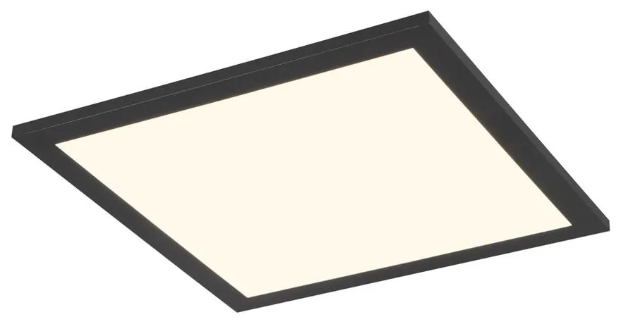 Černé LED stropní svítidlo 29.5x29.5 cm Beta – Reality