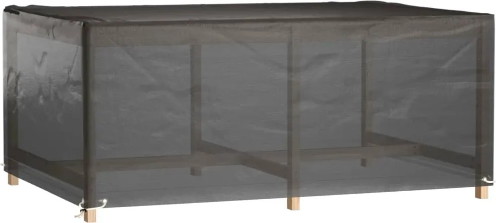 Plachty na zahradní nábytek 2 ks s 8 očky 180x122x75cm obdélník 3155347
