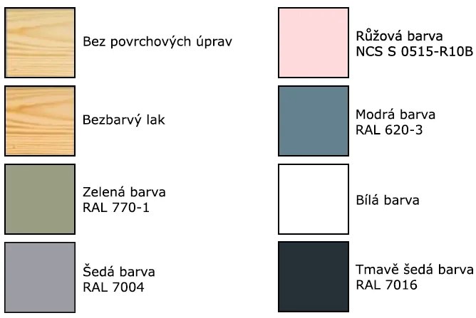Dětská postel z masivu BOX model 10 - 160x80 cm