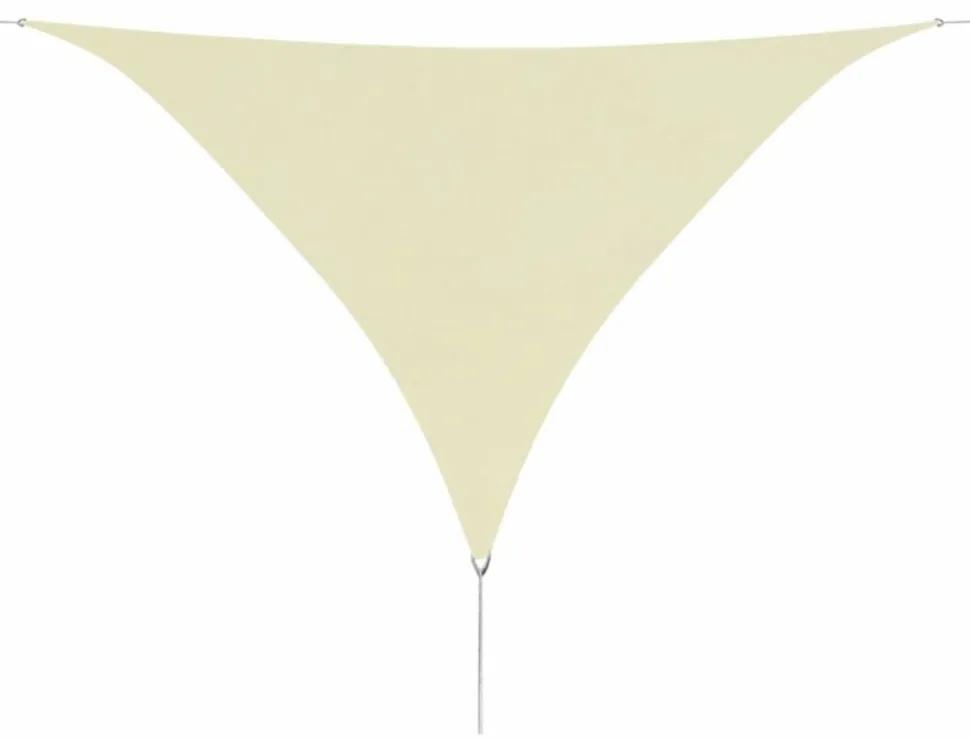 Plachta proti slunci oxfordská látka trojúhelník 3,6 x 3,6 x 3,6 m Dekorhome Béžová
