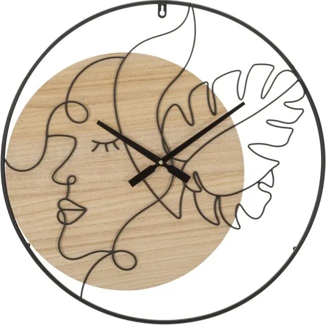 Nástěnné hodiny Elegant B 60 cm hnědé/černé