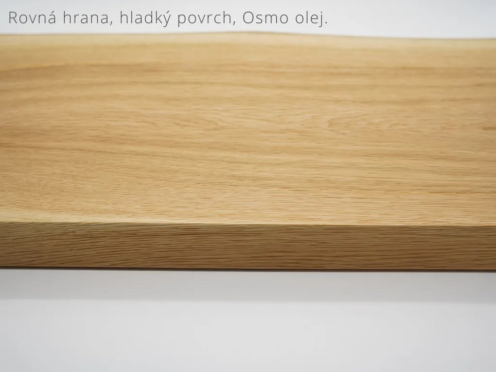 Masivní Jídelní Stůl Deska Dub Rozměry desky: 100	x 100 cm