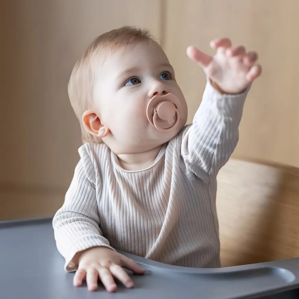 Lovi Dudlík svítící silikonový dynamický Prime 6-18 m 2 ks Ivory/Blush