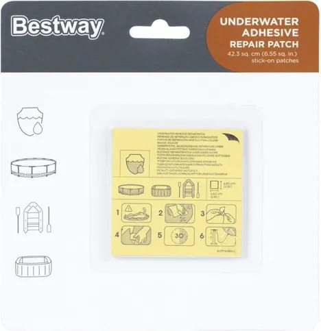 Sada záplat na opravu bazénu - BESTWAY 62091