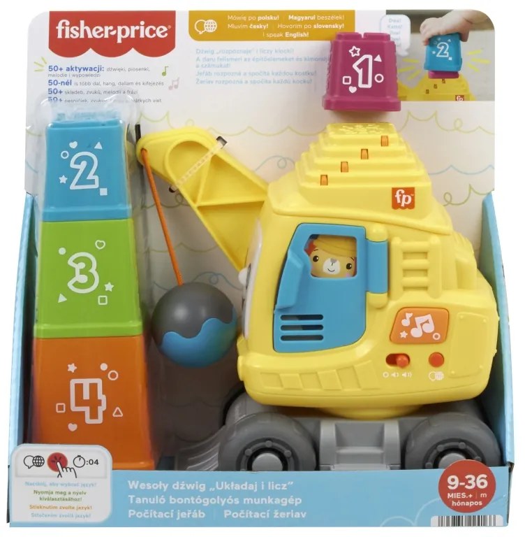 Fisher Price Mluvící jeřáb CZ/SK/ENG/HU/PL HWY64 TV