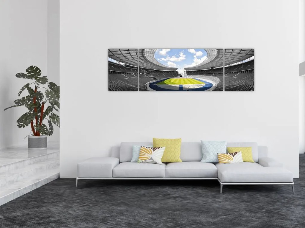 Obraz - fotbalový stadion (170x50 cm)