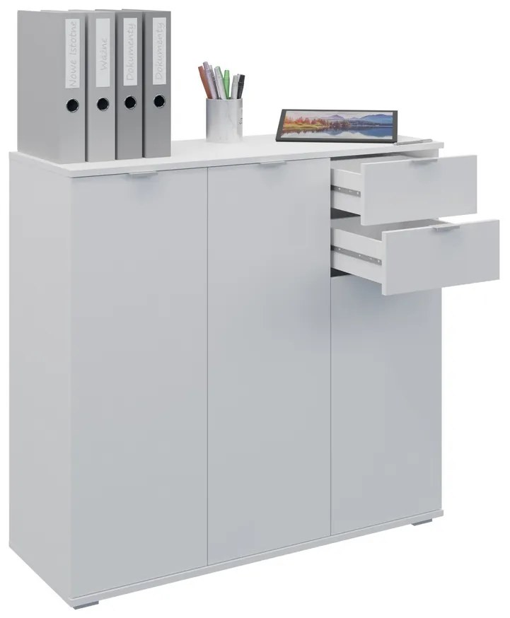 Casarredo Komoda ADELI 3D2S bílá mat