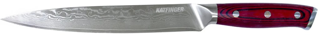 KATFINGER | Box Red Santoku | sada damaškových nožů 3ks