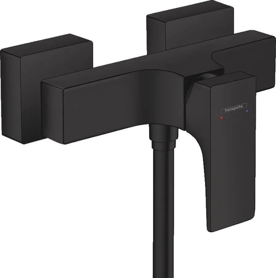 Hansgrohe Metropol, páková sprchová baterie, černá matná, 32560670