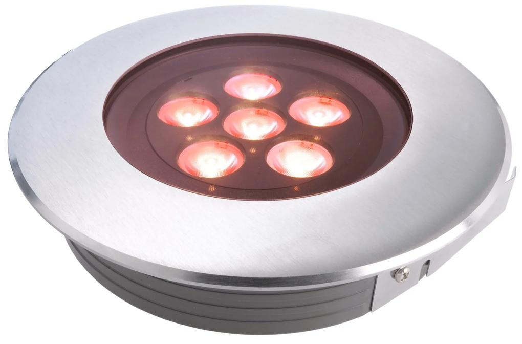 Venkovní světlo Light Impressions Deko-Light zemní svítidlo Flat I RGB 24V DC 17,00 W 510 lm stříbrná 100116