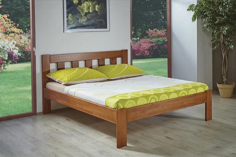 ProSpánek Elisa - celomasivní postel z buku nebo dubu Buk olejovaný 160x200 (vyberte odstín)