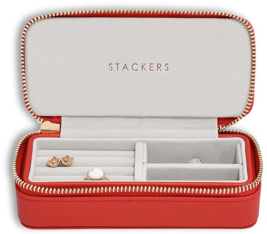 Stackers, Cestovní šperkovnice Red Medium Travel | červená 76335