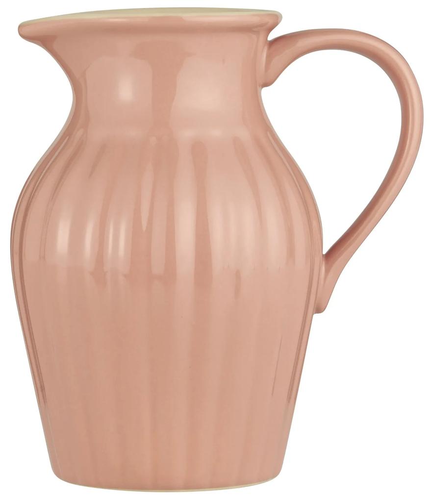 IB LAURSEN Džbán Mynte Coral Almond 1,7 l, růžová barva, keramika