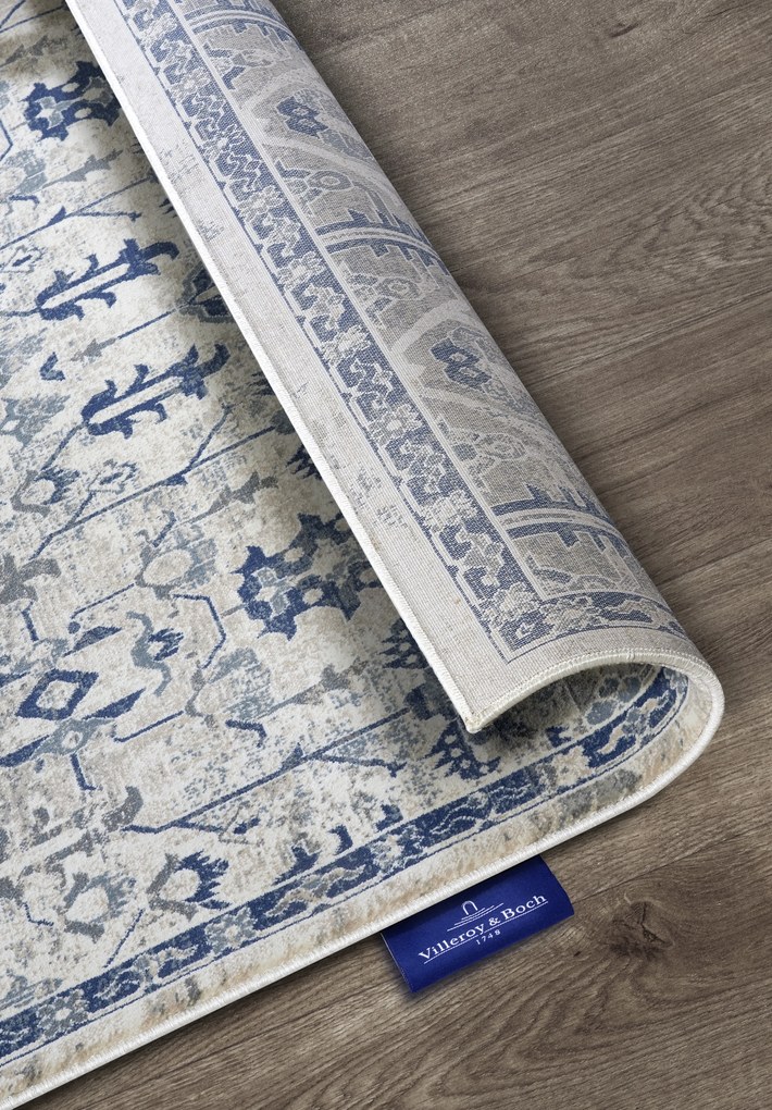 Villeroy & Boch Kusový koberec 106121 Cream, Blue, 120x170, modrá, ložnice
