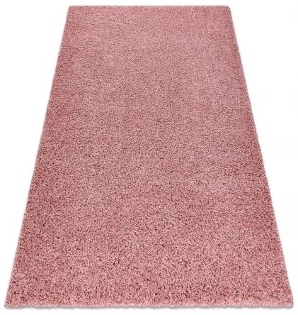 Dywany Luszczow Kusový koberec SOFFI shaggy 5 cm světle růžový Rozměr koberce: 80 x 300 cm