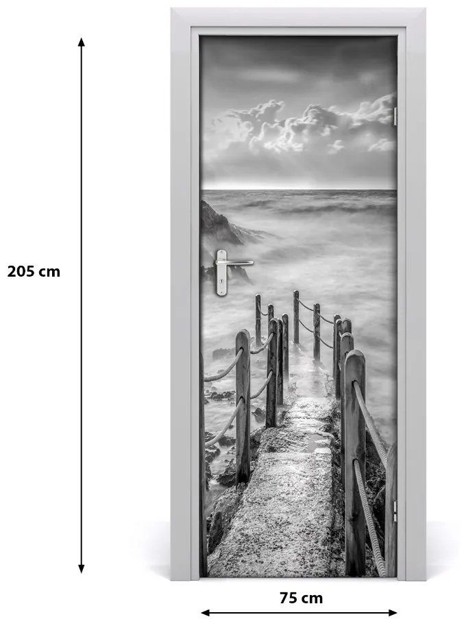 Fototapeta na dveře samolepící Stezka nad mořem 75x205 cm