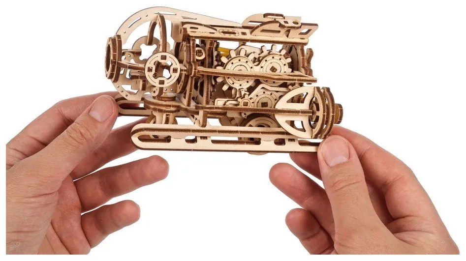 Ugears 3D dřevěné mechanické puzzle Steampunková ponorka