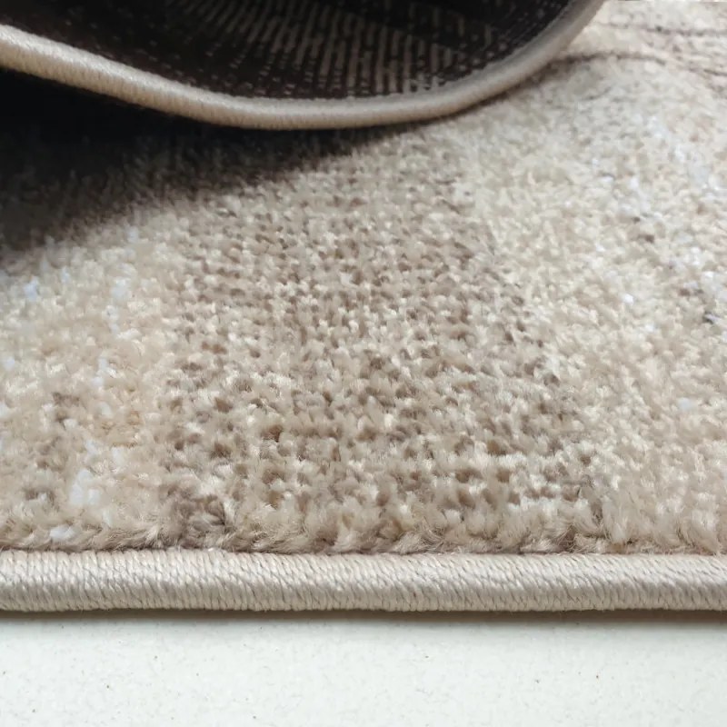 Spoltex, Kusový koberec Florentina 613-64 beige/red, 80x150, béžová, obývací pokoj