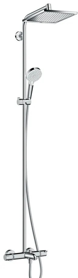 Hansgrohe Crometta E - Showerpipe 240 1jet s vanovým termostatem, chrom, HAN-27298000