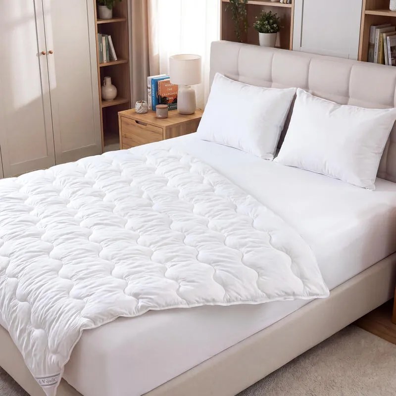 SCANquilt přikrývka COMFORT COTTON PLUS - antibakteriální celoroční - hřejivost Sq 5 140 x 220 cm - prodloužený