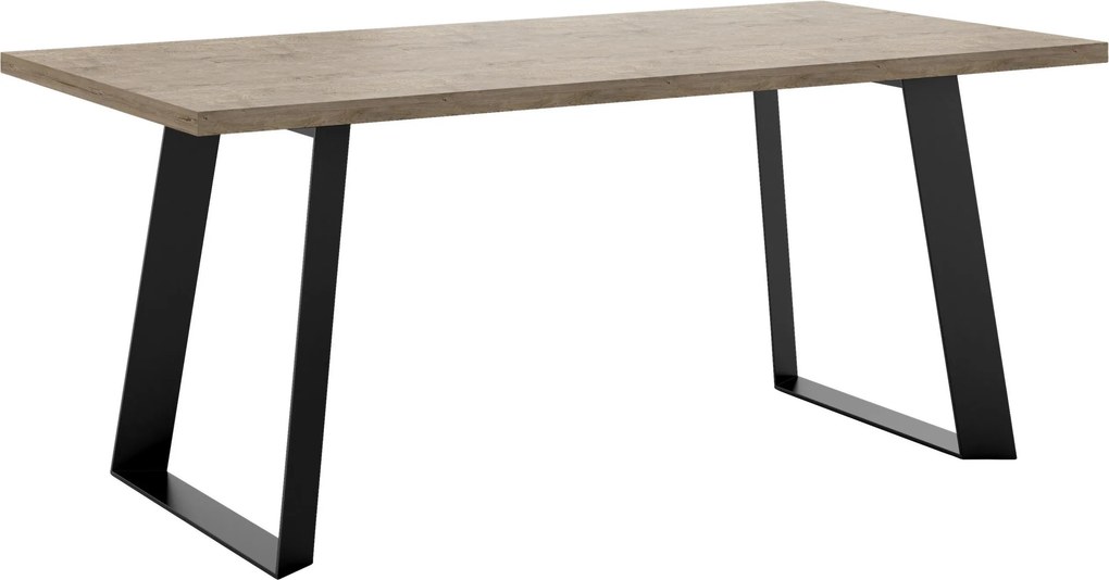 XXXLutz JÍDELNÍ STŮL, černá, koňaková, 180/76/90 cm Hom`in - 000552059509