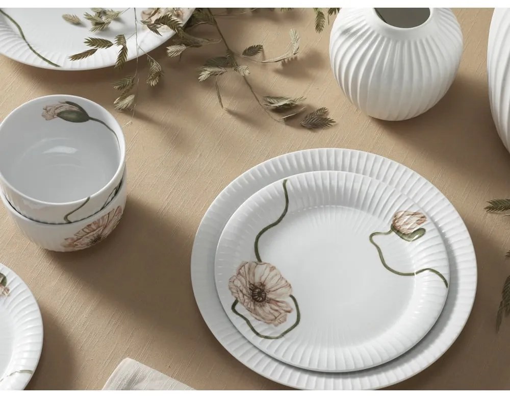 Bílá porcelánová miska Kähler Design Hammershøi Poppy, ø 12 cm