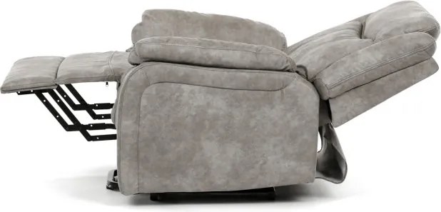 Polohovací křeslo šedé, elektrické TV-Q8668 GREY3