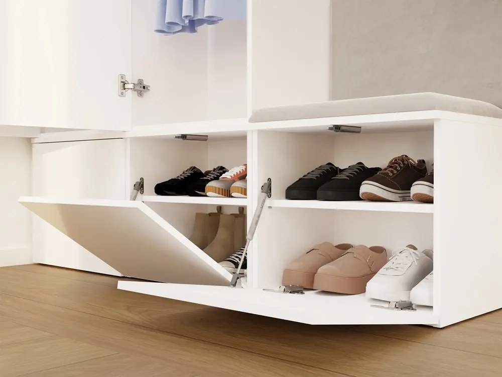 Předsíňová stěna Haga 1Sz1W 100 cm bílá