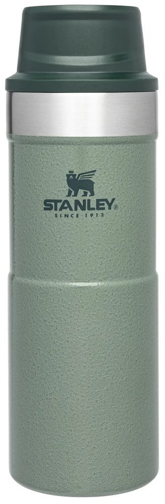 STANLEY Classic series termohrnek do jedné ruky 350ml kladívková zelená