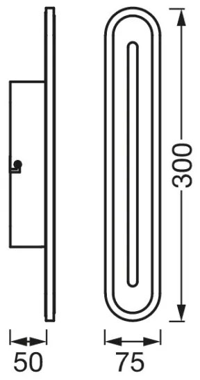 Ledvance-LED Stmívatelné koupelnové svítidlo SMART+ BATH LED/13W/230V IP44 Wi-Fi