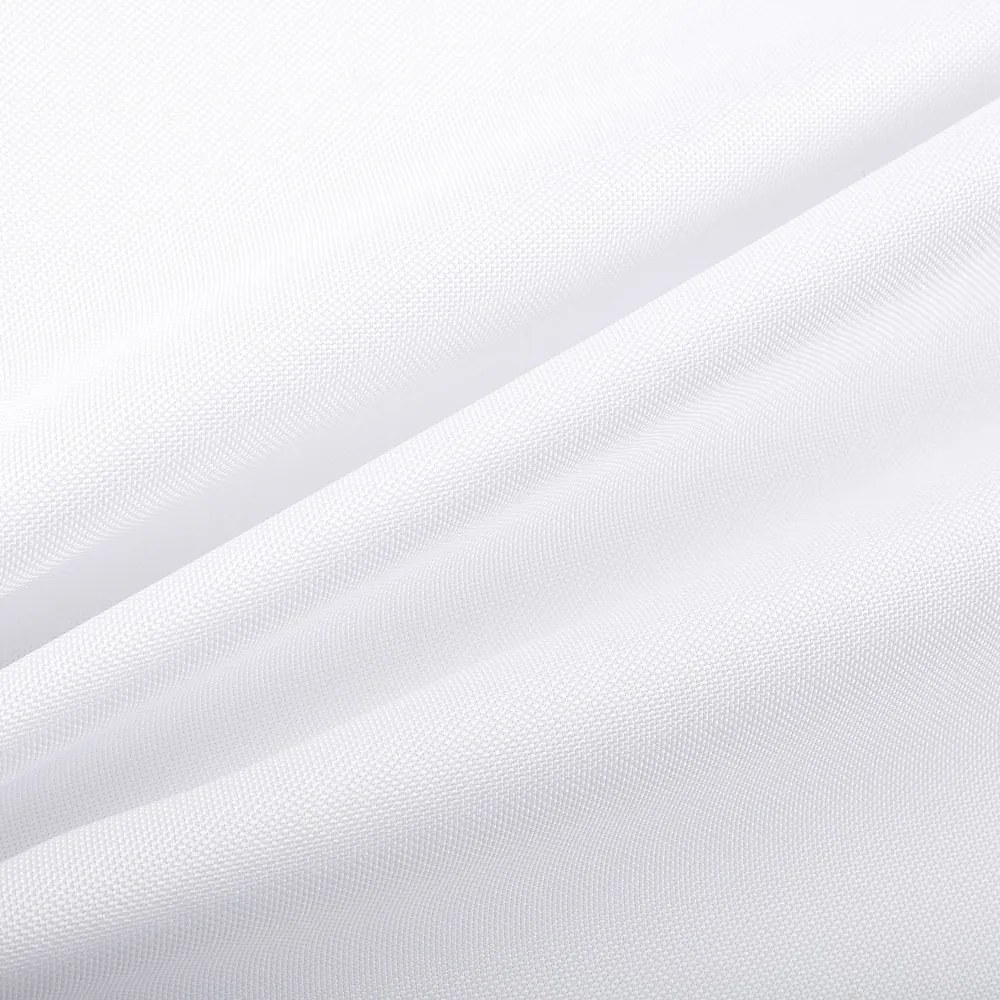 Biante Dekorační závěs TF-068 Bílý bez vzoru 150x220 cm
