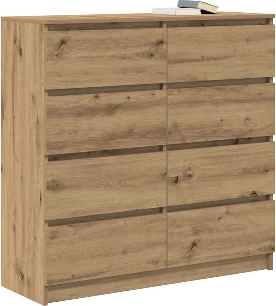Příborník dub artisan 100x35x99 cm kompozitní dřevo 3328497