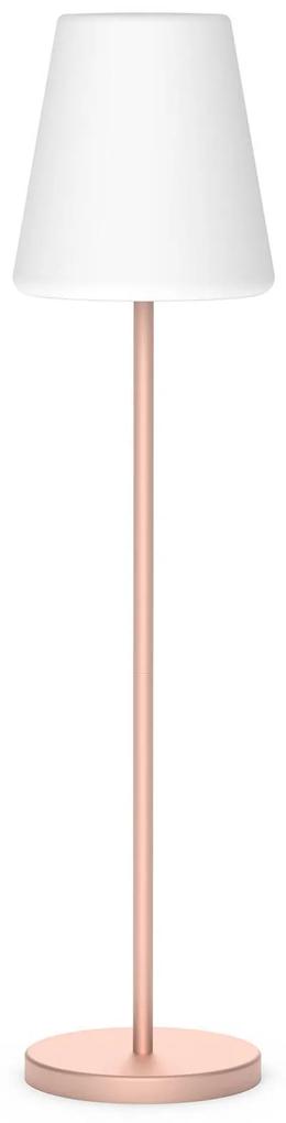 Solární stojací lampa Newgarden Lola Slim 120 růžově zlatá