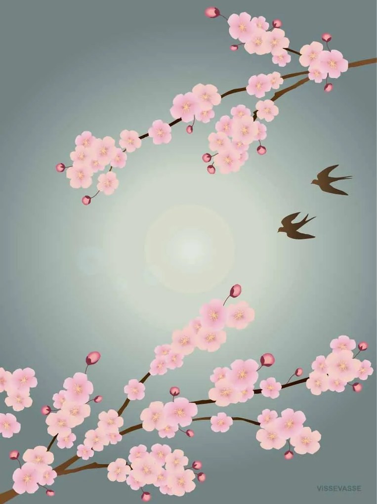 ViSSEVASSE Plakát Sakura, 50 x 70 cm