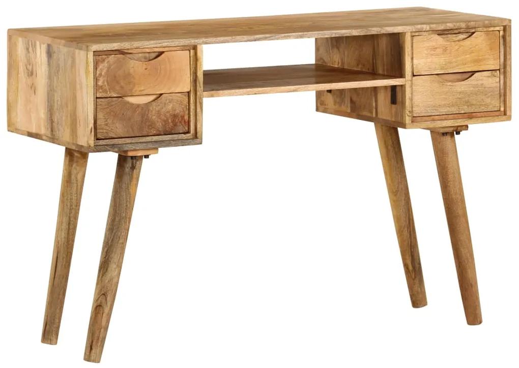 246791 vidaXL Psací stůl z masivního mangovníkového dřeva 115 x 47 x 76 cm
