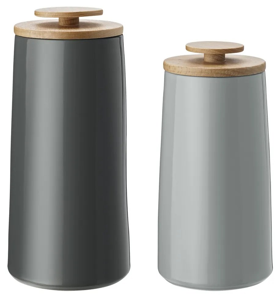 Dóza na kávu 500 g Stelton EMMA - dark grey