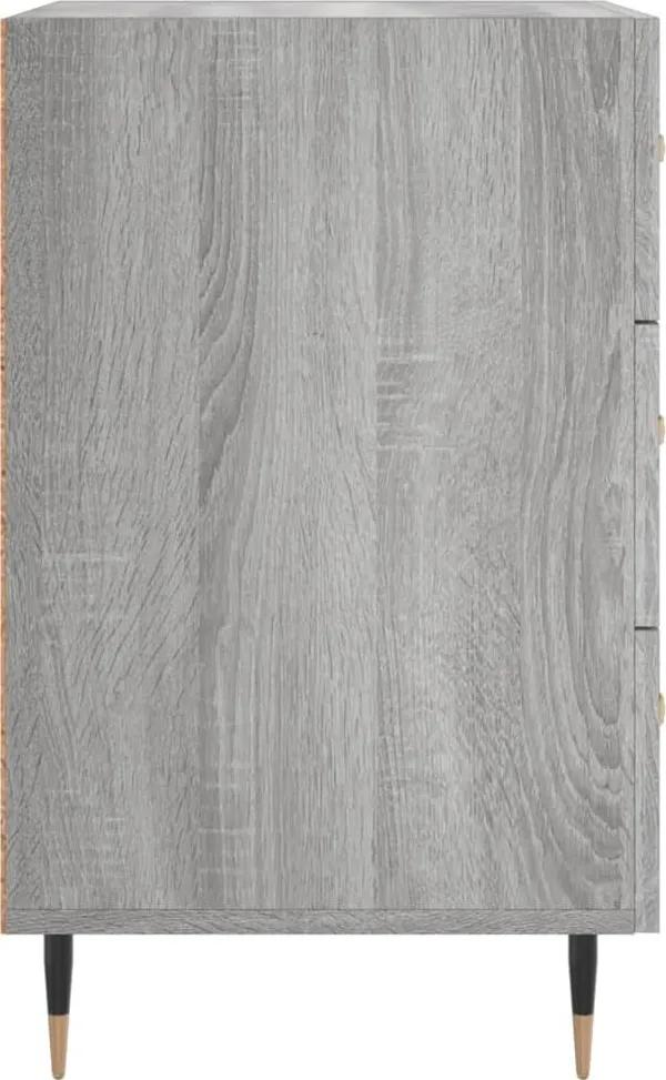 vidaXL Noční stolek 40 x 40 x 66 cm kompozitní dřevo [827639] Barva: bílá s vysokým leskem