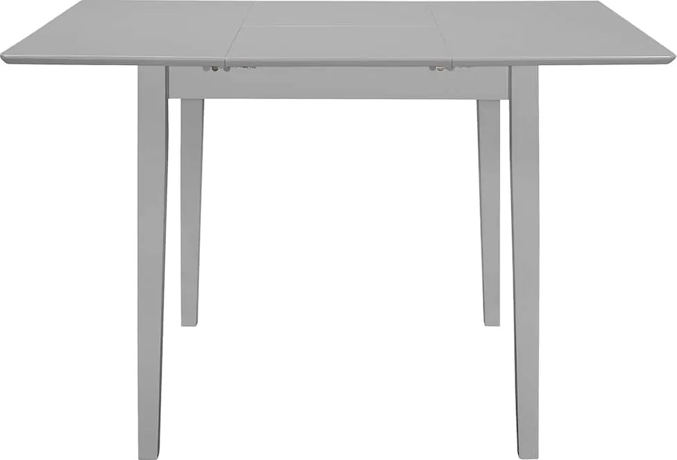 3dílný jídelní set MDF šedý 276397