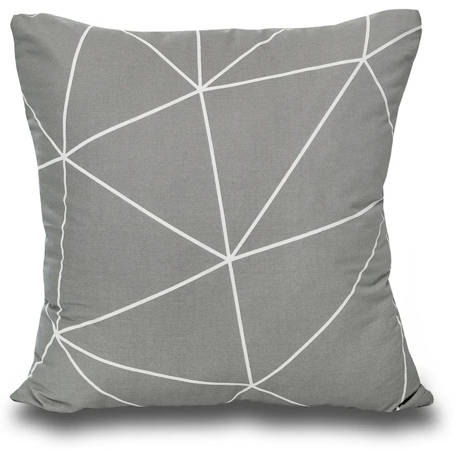 Kvalitex Povlak Nordic Grid šedá, 50 x 70 cm