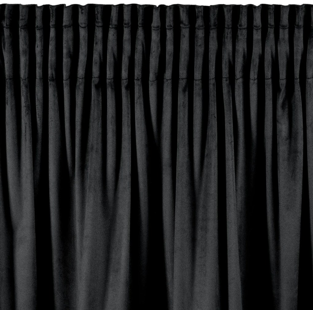 ZATEMŇOVACÍ ZÁVĚS NA PÁSCE DANI 140X250 CM ČERNÁ